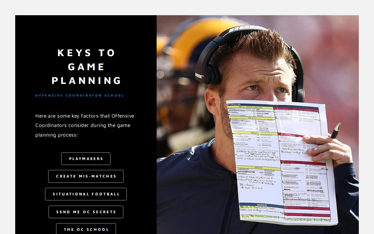 Keys to Game Planning